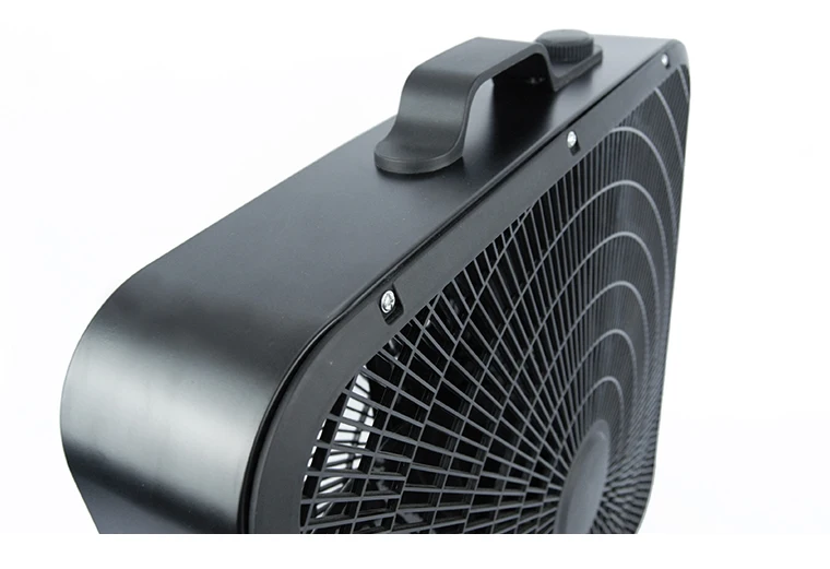 20 Inch Box Fan - Three Speeds, Metal Frame, 90W Power