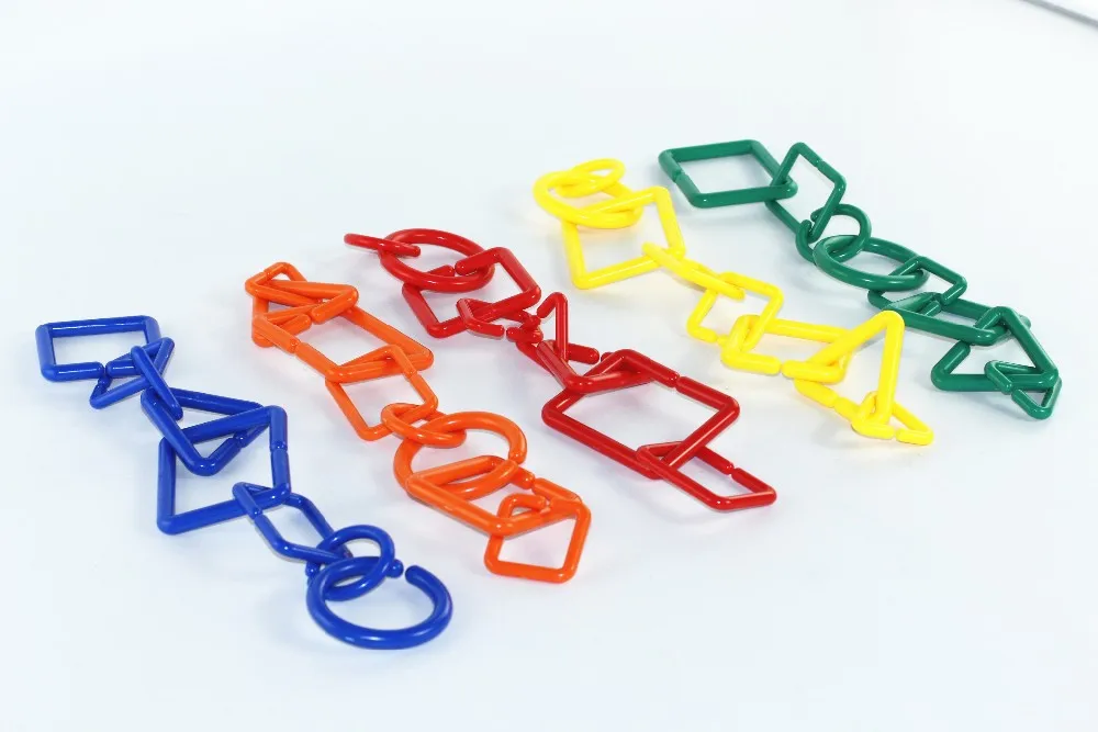 En71 Safe Plastic Kid Toy For Craft,Geometry Puzzle Links / Chains ...