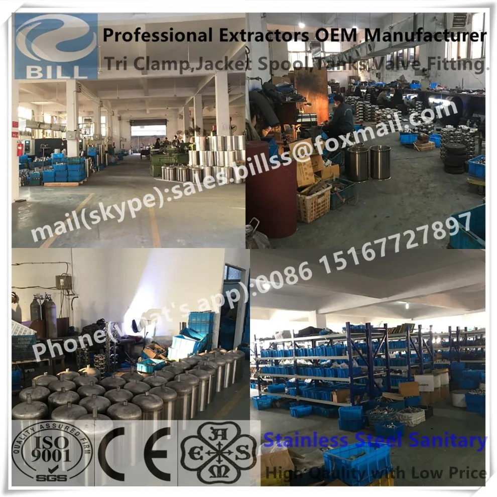 Concentric/eccentric Tri Clamped Jacketed Reducer With Npt/bsp Female ...