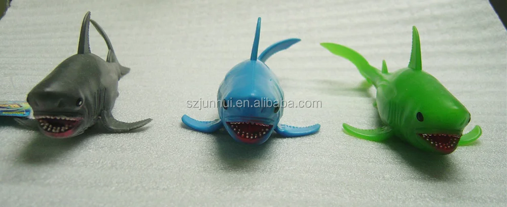 Hydrospace Toys Blue Plastic Shark - Buy Plastic Shark,Zoo Animal Shark ...