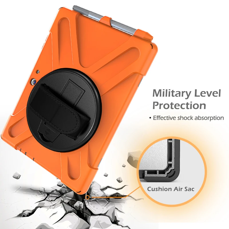 Kids Dropproof Case 10 Inch Silicone Pc Rugged Tablet Case Cover For ...