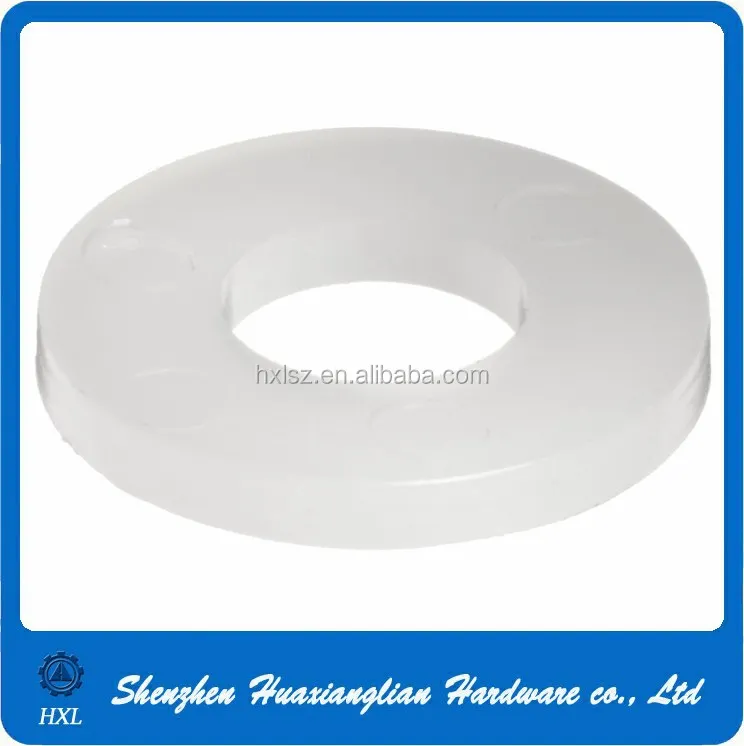 Custom Made Black White Plastic Nylon Flat Washers