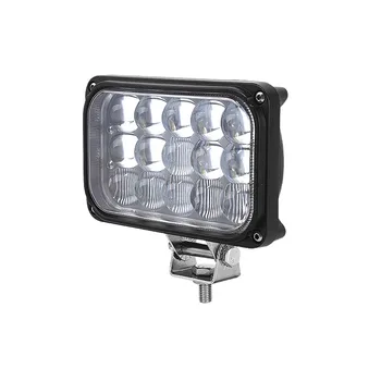 45w Led Work Light Flush Mount 6x4 Auto Led Headlight High Low Beam 3d ...