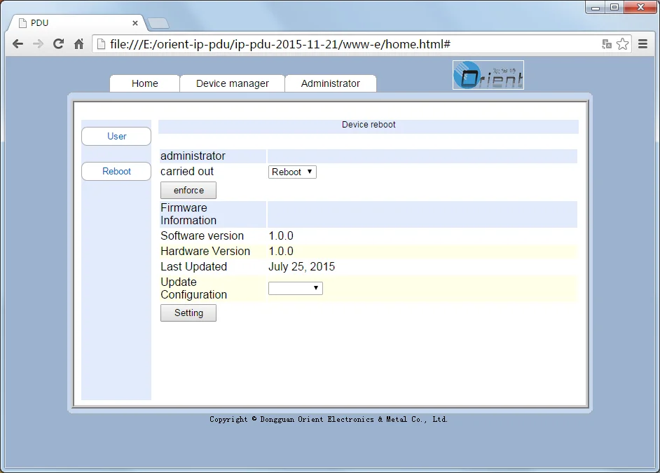 OIT IPDU - 32A Smart Power Distribution for Industrial Use