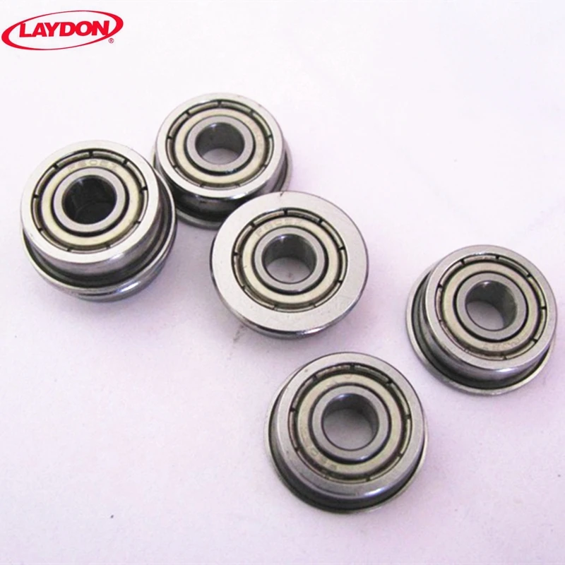 F686 F686zz F686 2z 6x13x5 6mm Bore Size Flanged Ball Bearing