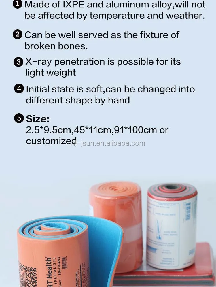 Flexible Sam Malleable Aluminium Rolled Splint For Finger/ Broken Bone ...