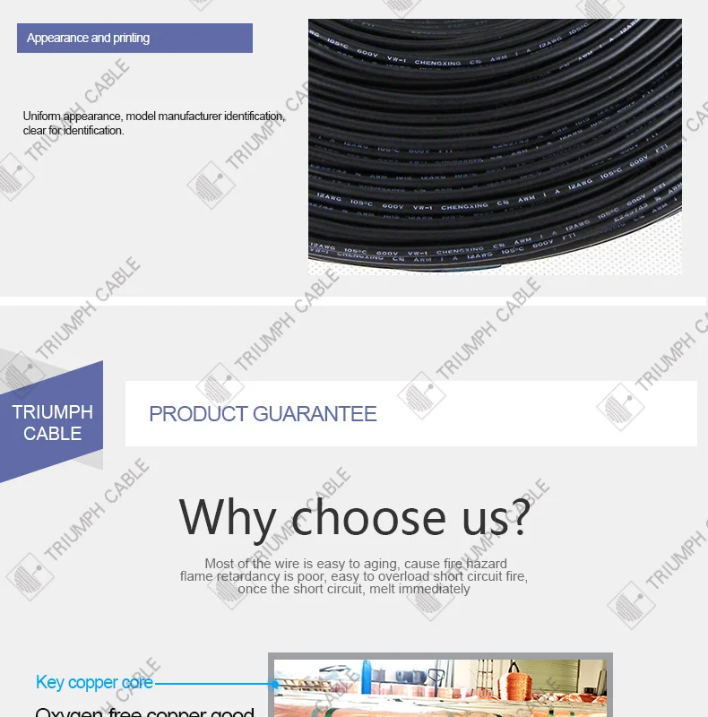 AWM UL1015 AWG14 41/0.254TS VW-1 Electrical Wire - High Temp