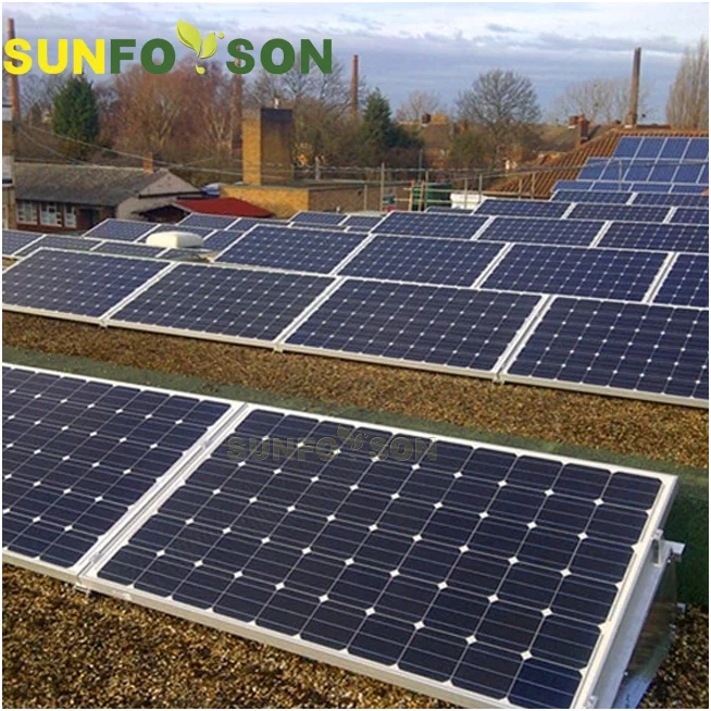 Flat Roof Pv Solar Panel Racking System For Commercial Or Industrial ...