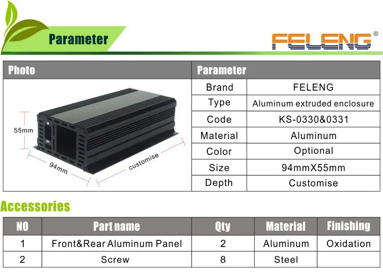 Aluminum Extrusion for Power Inverter Case - IP67 Protection