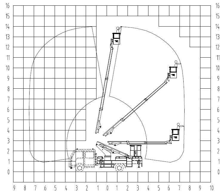 Aerial Manlift Work Platform Truck 251-350hp Bob-lift 4 - 6l Cn;jia ...