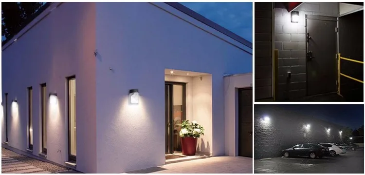 North American Super Slim Led Wall Pack Lighting Fixtures 25w Outdoor ...