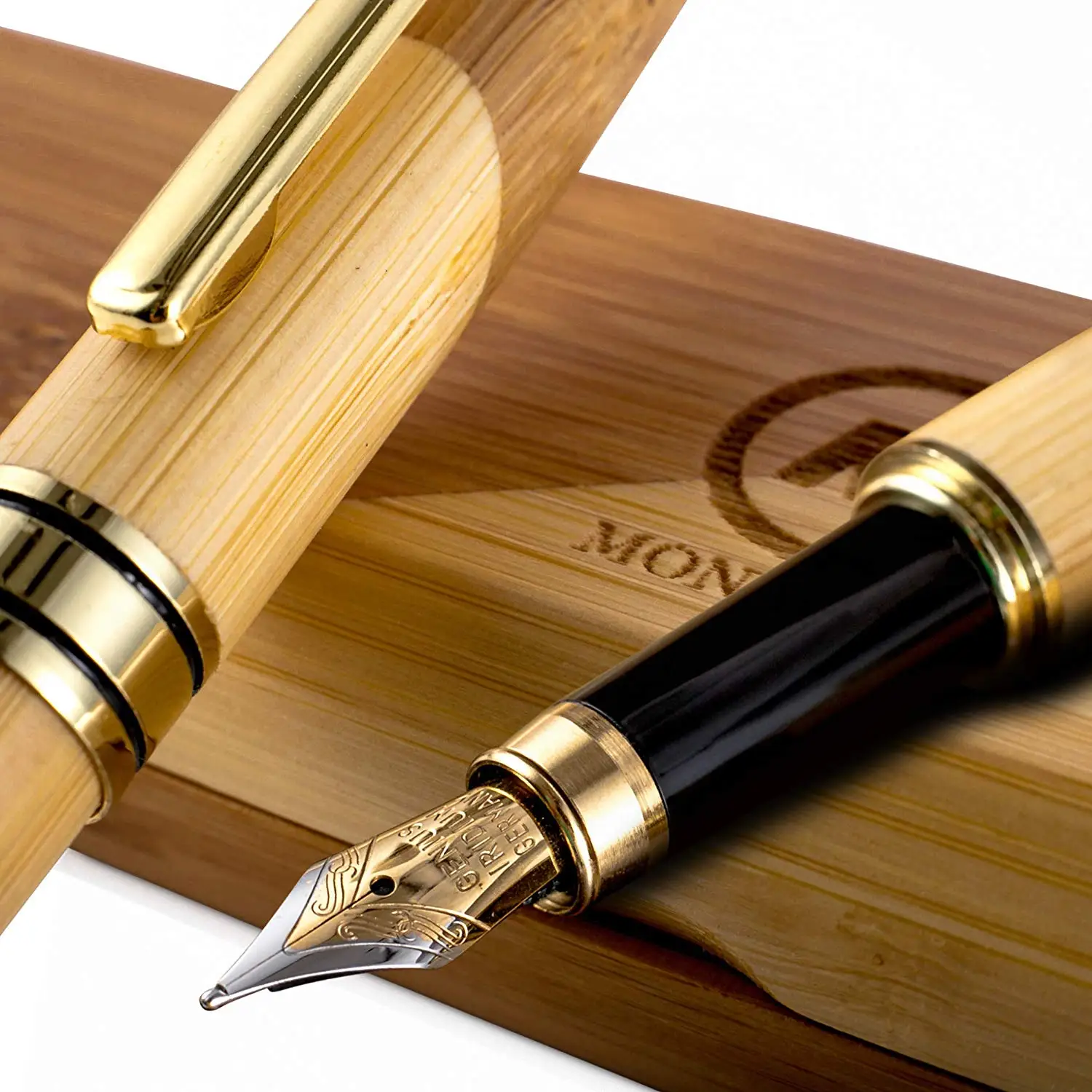 Buy Fountain Pen Set Fine Nib Medium Point Case Converter Vintage