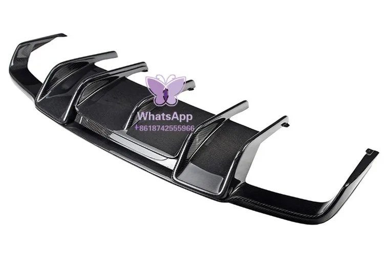 CLS63 Carbon Fiber Front Skirt & Rear Diffuser - Perfect Fit
