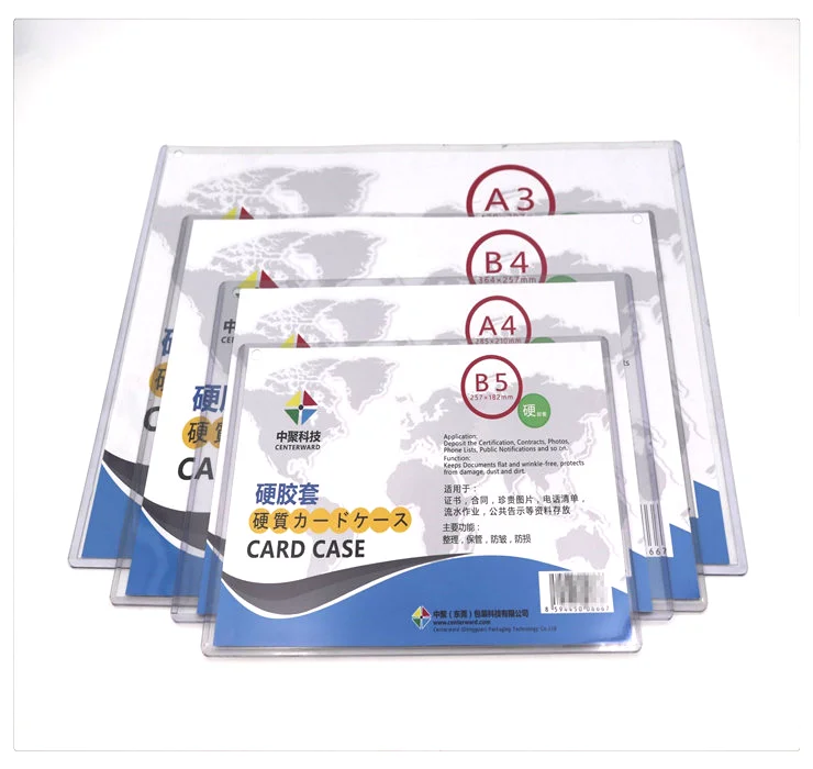 B8 To A3 Standard Size Pvc Hard Card Case - Buy Hard Card Case,Price ...