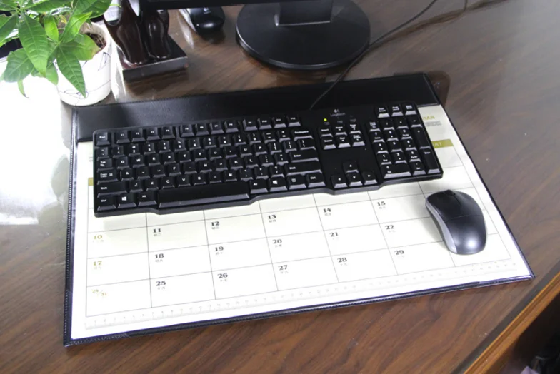 Bulk Pu Leather For Office Table Desk Pad Calendar - Buy Desk Pad ...
