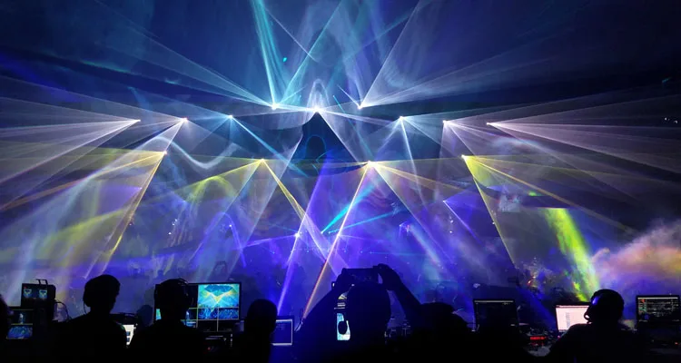 2019 New Full Color Cni Laser Light Programmable 40w 50w 60w Outdoor ...