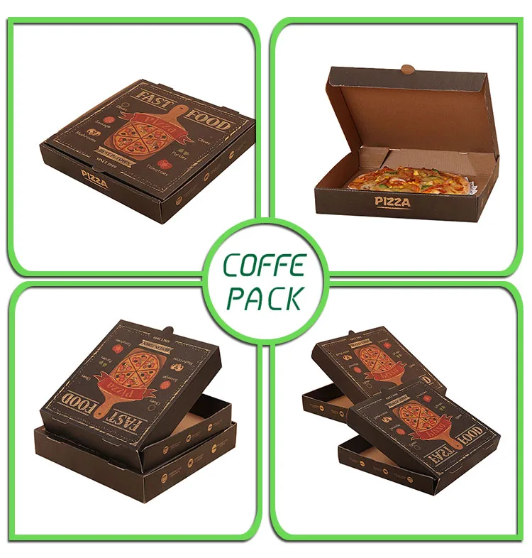 Custom Pizza Packaging Box Wholesale Cheap Custom Logo Corrugated