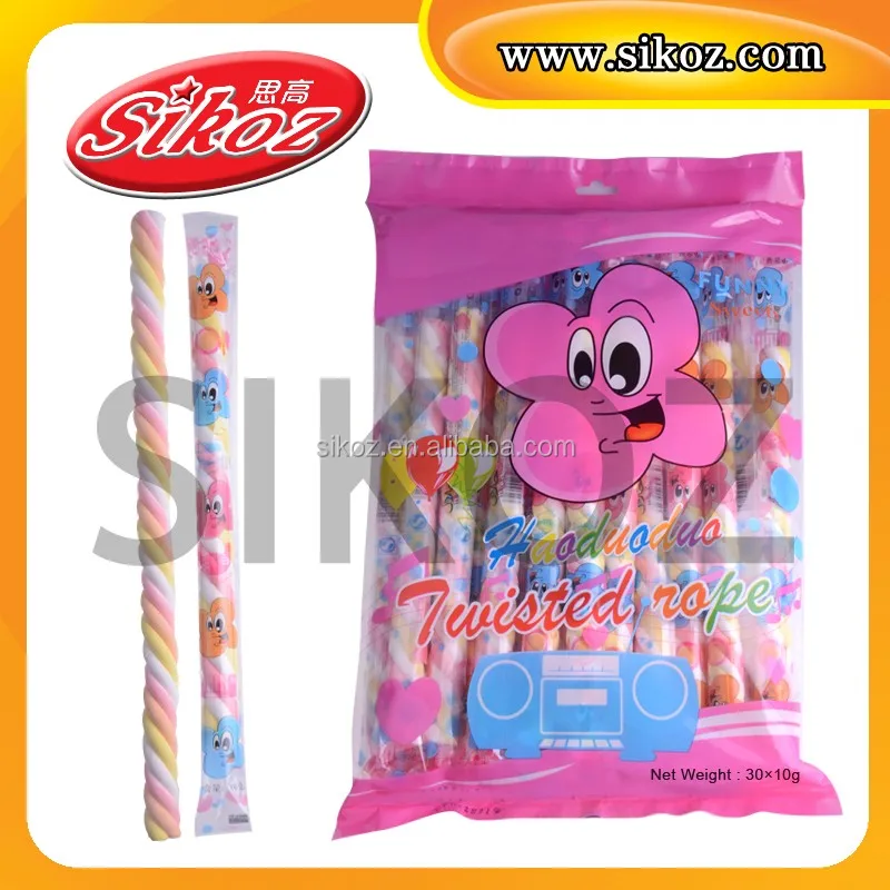 Sk-m041 Long Twisted Rope Marshmallow - Buy Long Twisted Rope ...