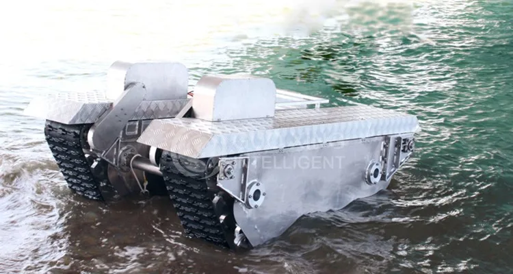At-2000 Amphibious Electric Rubber Tracked Chassis Robot Amphibious ...