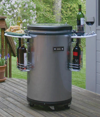 PC-50 Portable Commercial Round Barrel Electric Party Cooler for Bottle ...