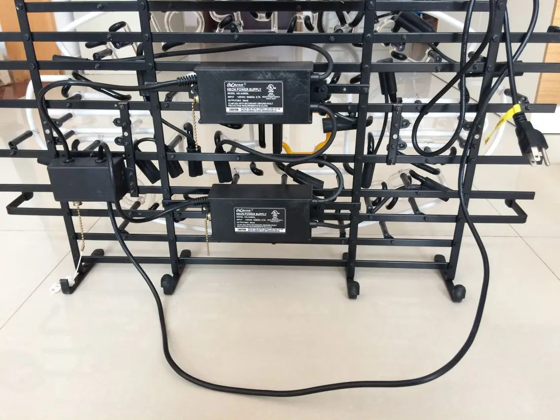 10 KV Glass tube neon sign transformer with 110 v and 220v ...