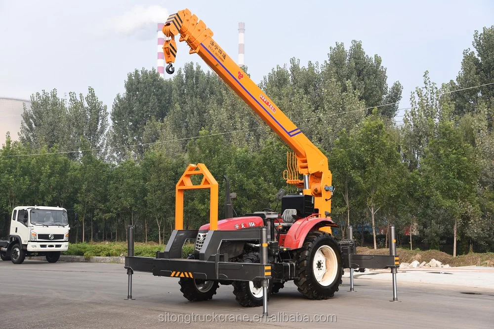 8 Ton Tractor Crane With Hyd. Rear Hole Digger/ Pole Lifter - Buy 8 Ton ...