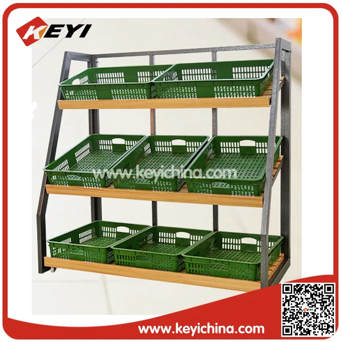 Wooden Fruit And Vegetable Display Stand Design Fruit And Vegetable ...