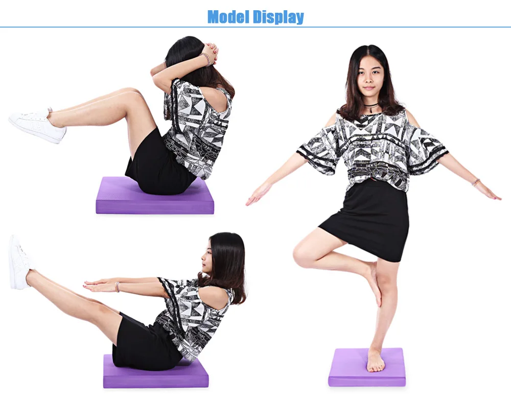 Gym Fitness Exercise Therapy Foam Square Yoga Cushion
