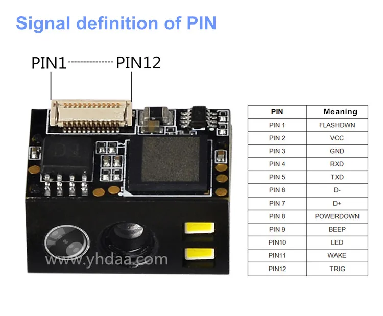 Aidc 2d Barcode Scan Engine Kiosk Payment Vending Machine Barcode Scan ...