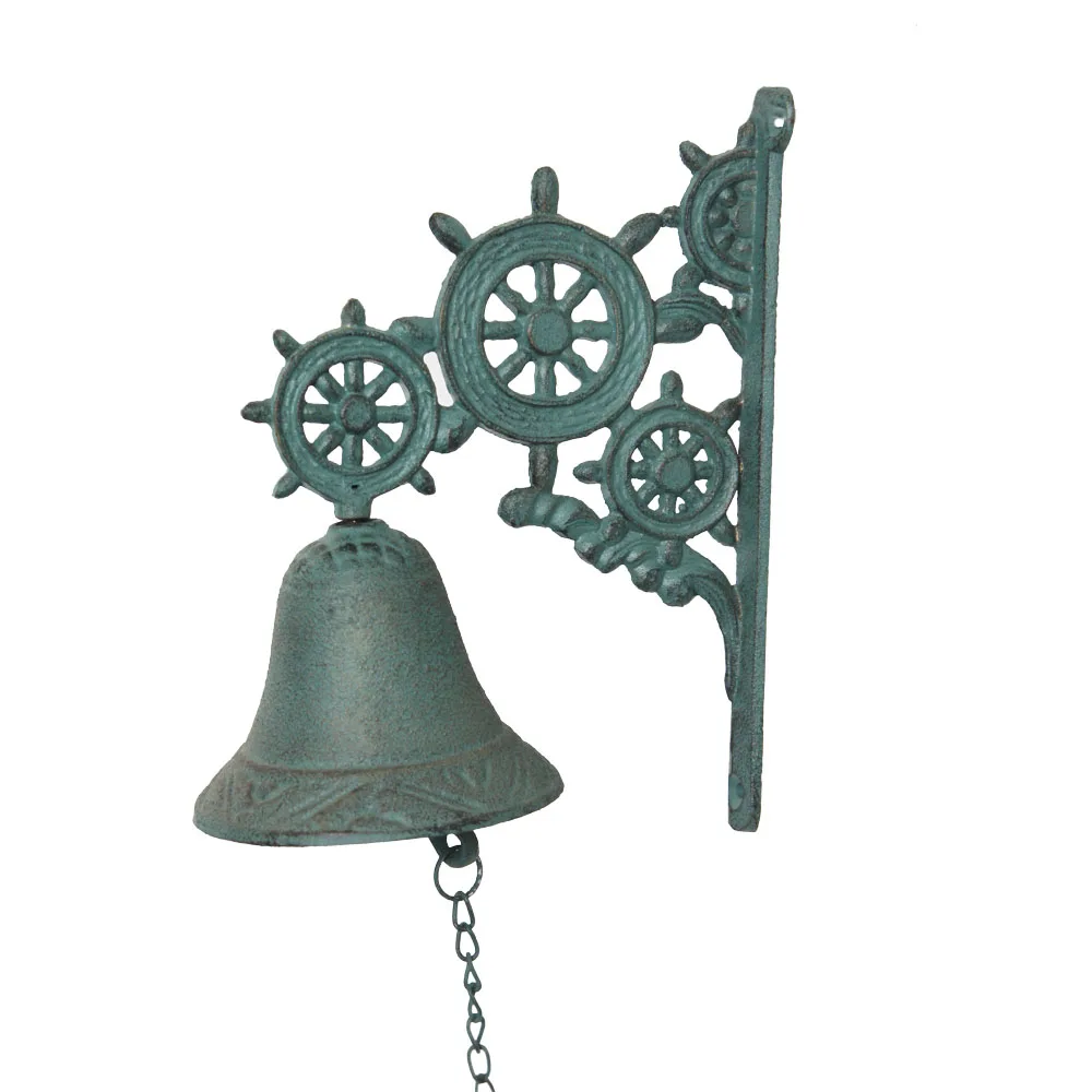 Novel Design Metal Handmade Small Antique Cast Iron Door Hanging Bells ...