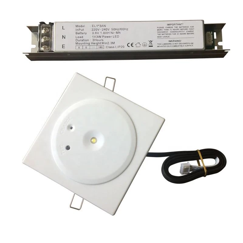 3hrs Battery Backup Emergency Led Downlight - Buy Emergency Led ...