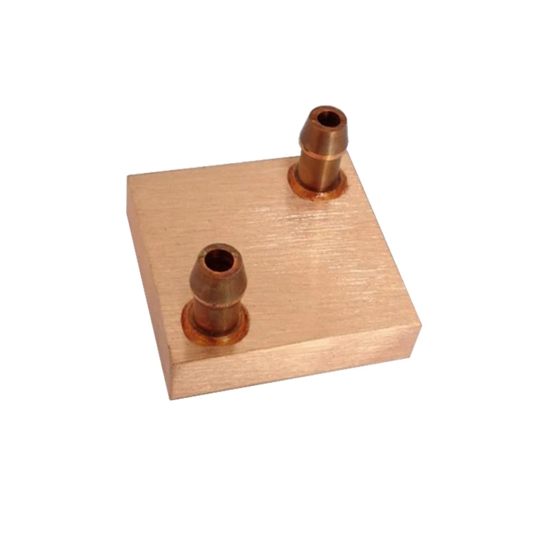 40x40x10mm Cpu Gpu Pure Copper Water Cooled Block - Buy Gpu Cooled ...
