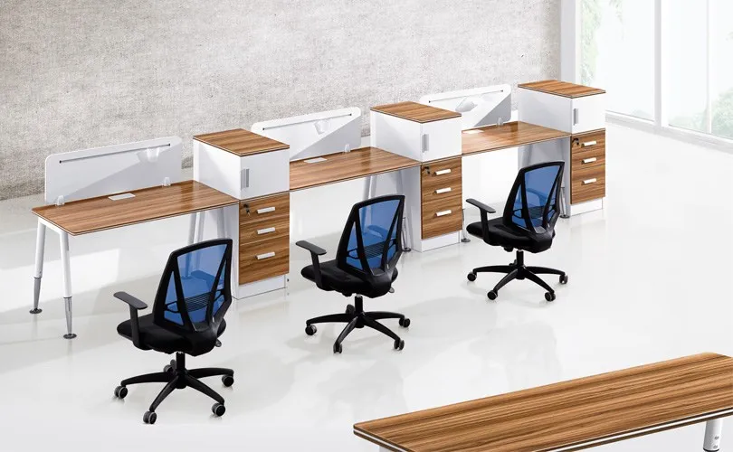 New Design Linear Customize Wholesale Modular 3 Person Staff Office ...