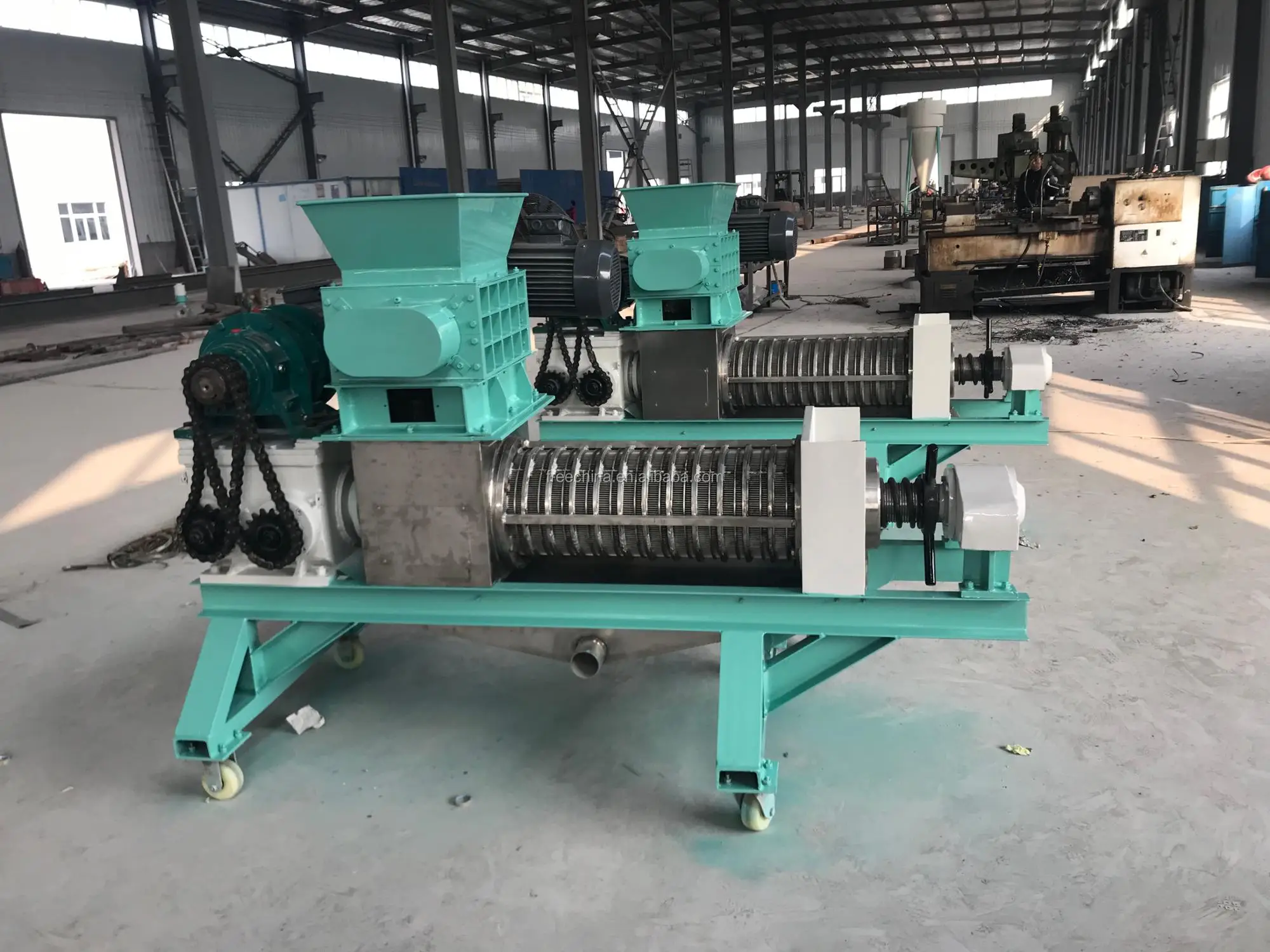 Twin Screw Extruder/grape Juice Extractor/fruit Squeezing Machine - Buy ...