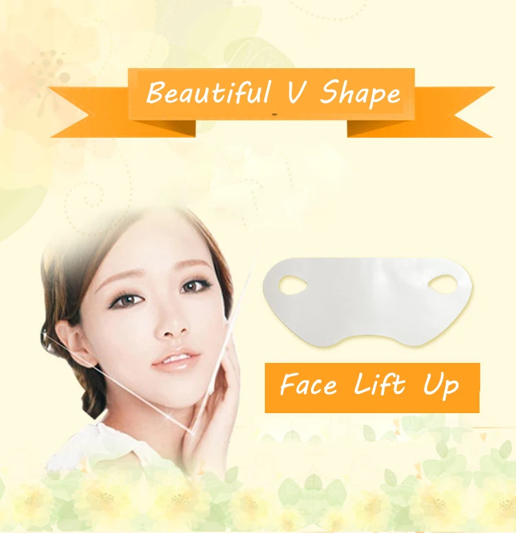 Anti-wrinkle,Face Lifting V-Line Gel Carboxy Facial Mask Sheet Pack (1)