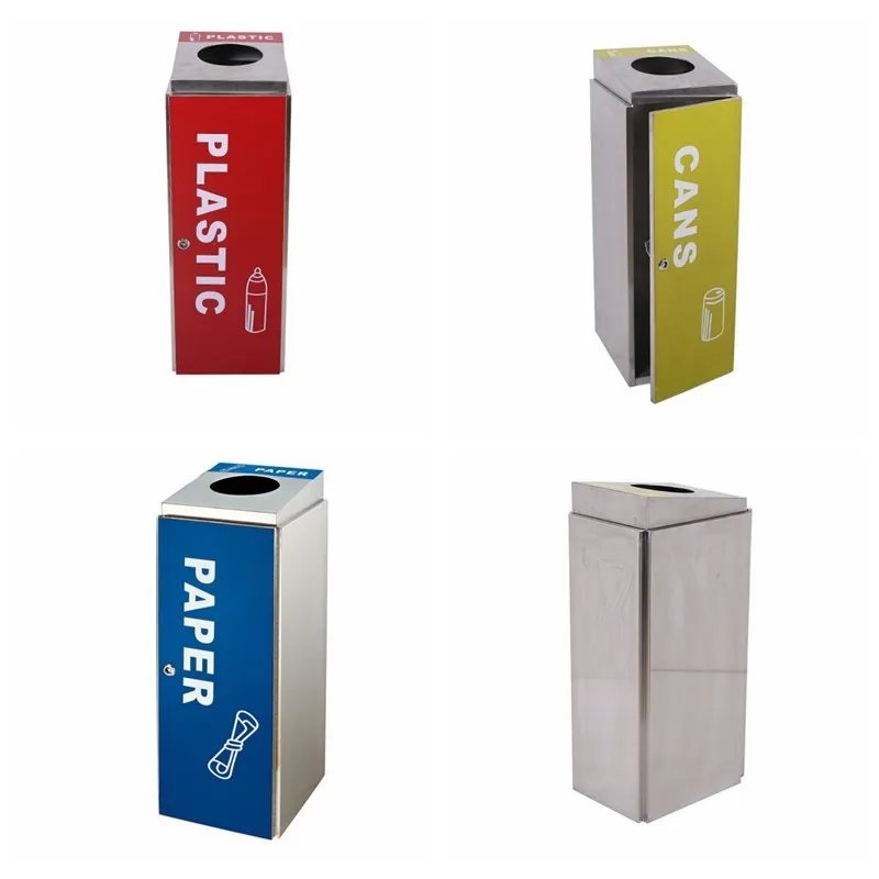 New Design 3 Compartments Big Capacity Shopping Mall Stainless Steel ...