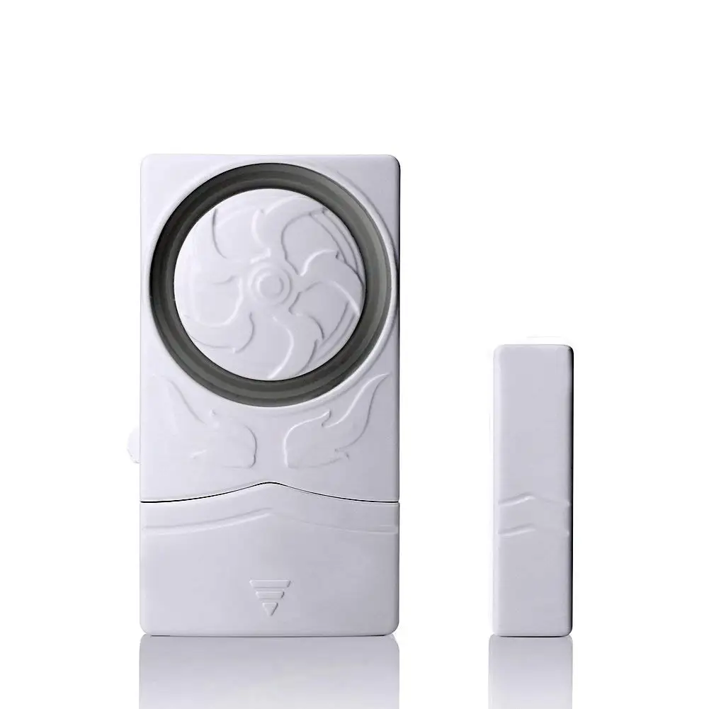 Super Small White Magnetic Sensor Wireless Burglar Alarm Door Window ...