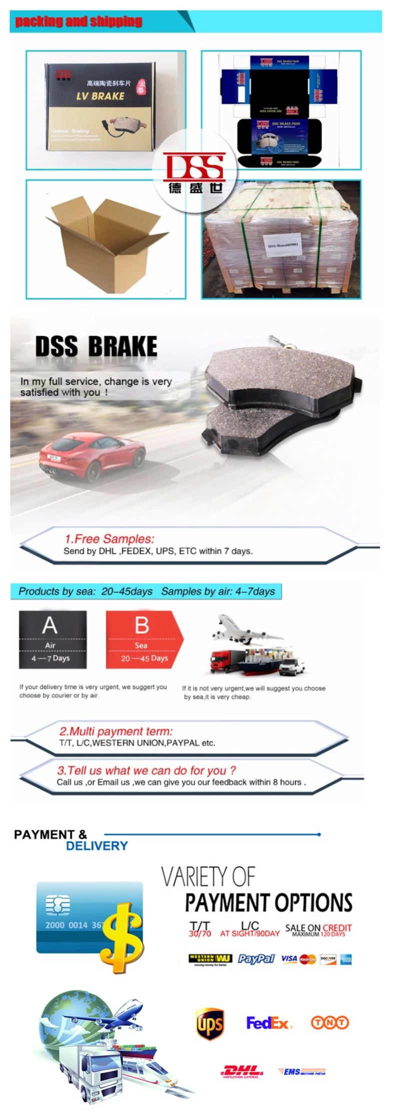 DSS K4459 - None Asbestos Brake Lining Material for Trucks