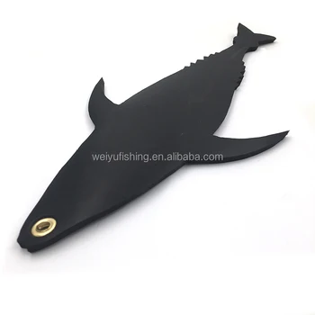 52cm Wholesale Big Game Fishing Lure Rubber Marlin Teaser Flap Lure ...