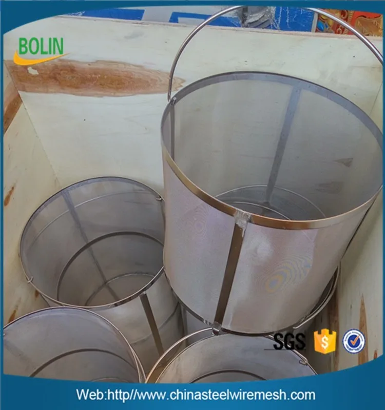 10.5" X 16" 300 Micron Stainless Steel Mesh Brew Filter 304 Stainless ...