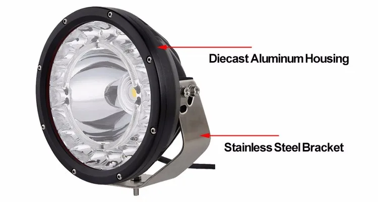 12 Volt Round 162w 9inch Led Driving Light With Price - Buy Led Driving ...
