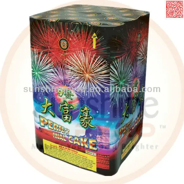 2 Inch 9 Shots 1.3g Large Fireworks Cake - Buy Large Fireworks,1.3g ...