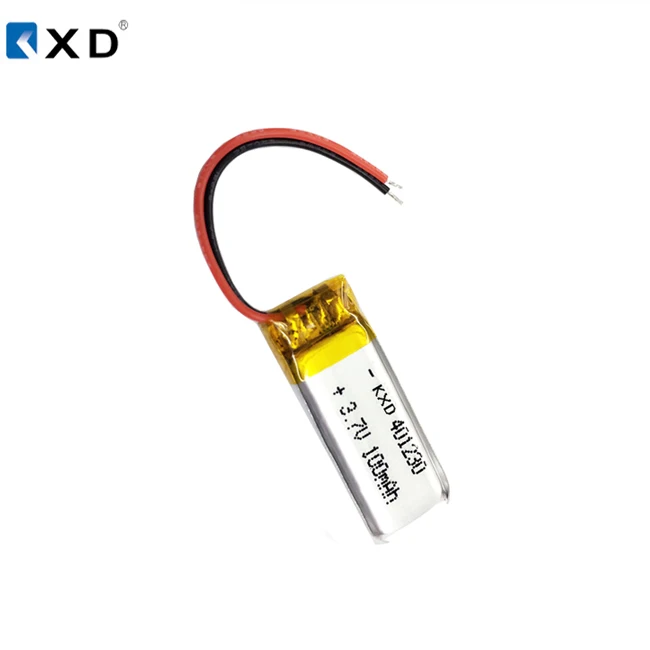 100mah 3.7V Battery - Slim Li-Polymer for Mini LED Lights