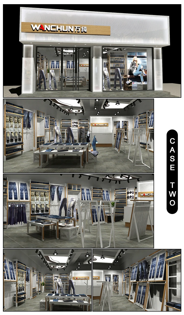 Advertising Metal Display Racks for Trousers - Free Standing