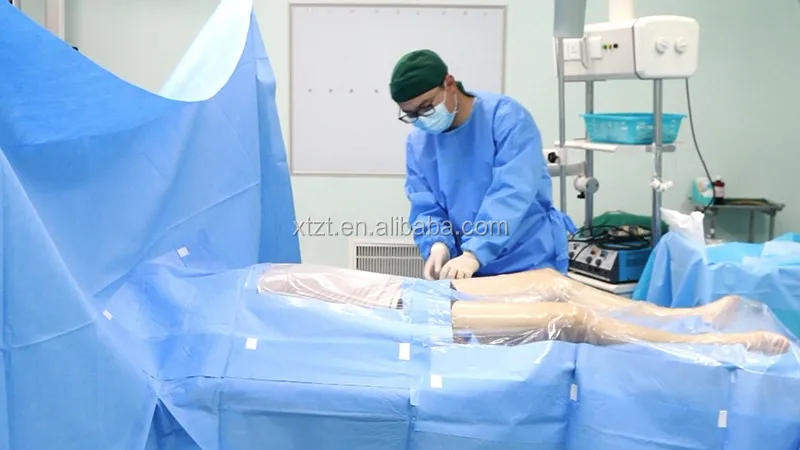 Sterile Medical Cardiovascular Transplantation Surgical Drape Pack Kit ...