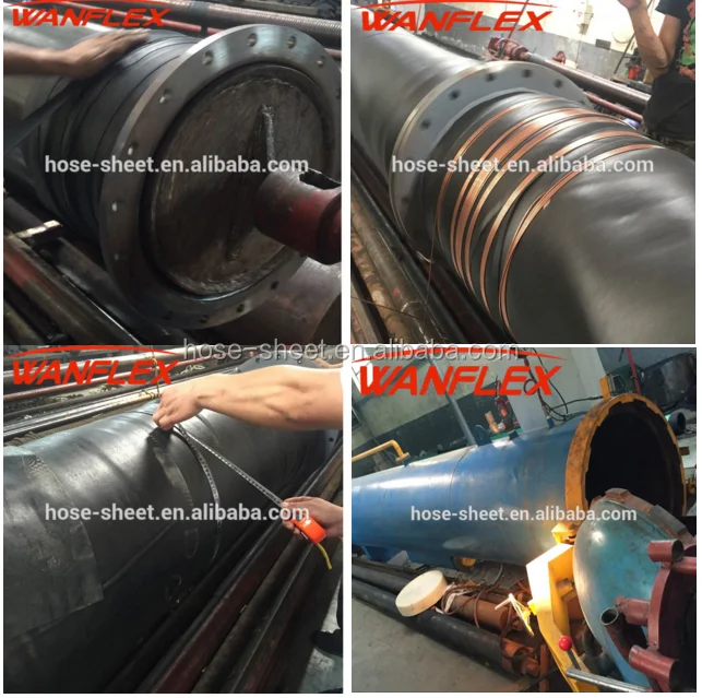 Wrapped Surface Flexible 3inch Rubber Oil Suction Hose