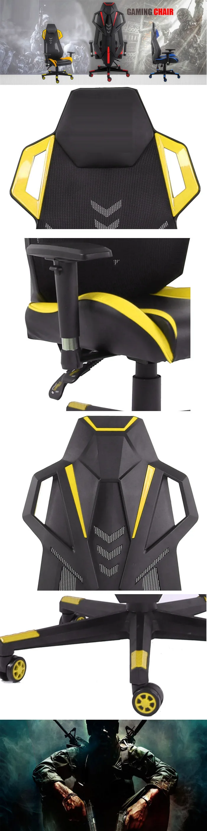 Modern Design Commercial Plastic Gaming Chair Racing - Buy Modern ...