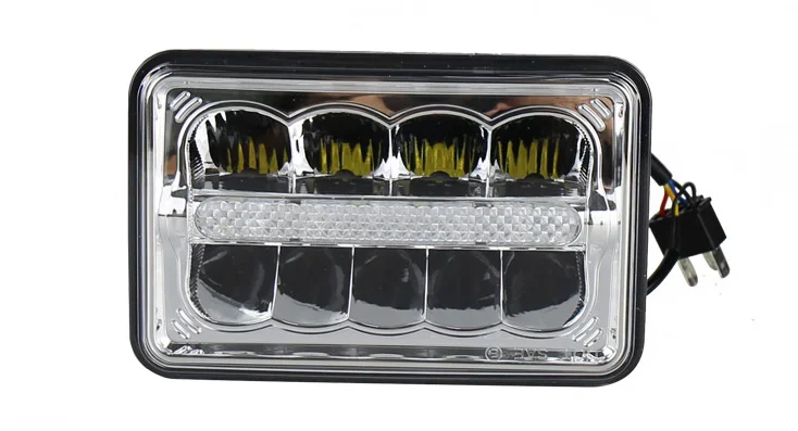 45w/25w 7 Inch Led Rectangular Headlights Lamp For Offroad Trucks - Buy ...