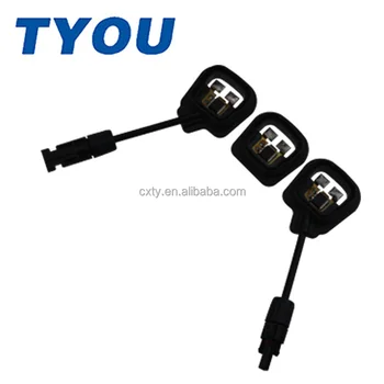 Decentralized Pv Junction Box For Double Glass Solar Panel/ Module Tyco ...