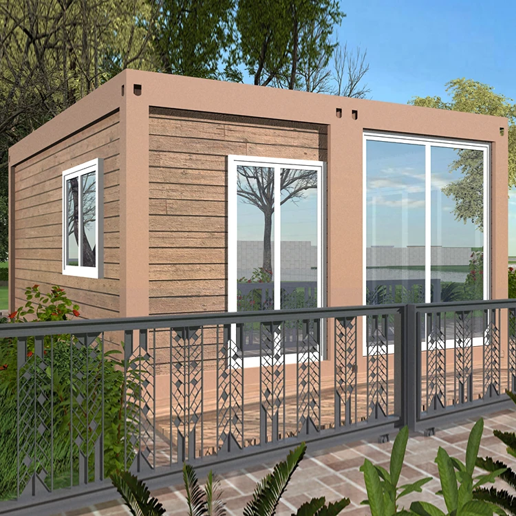 Pre Fab Luxury Modular One Living Bedroom China Real Estate 20ft Flat ...